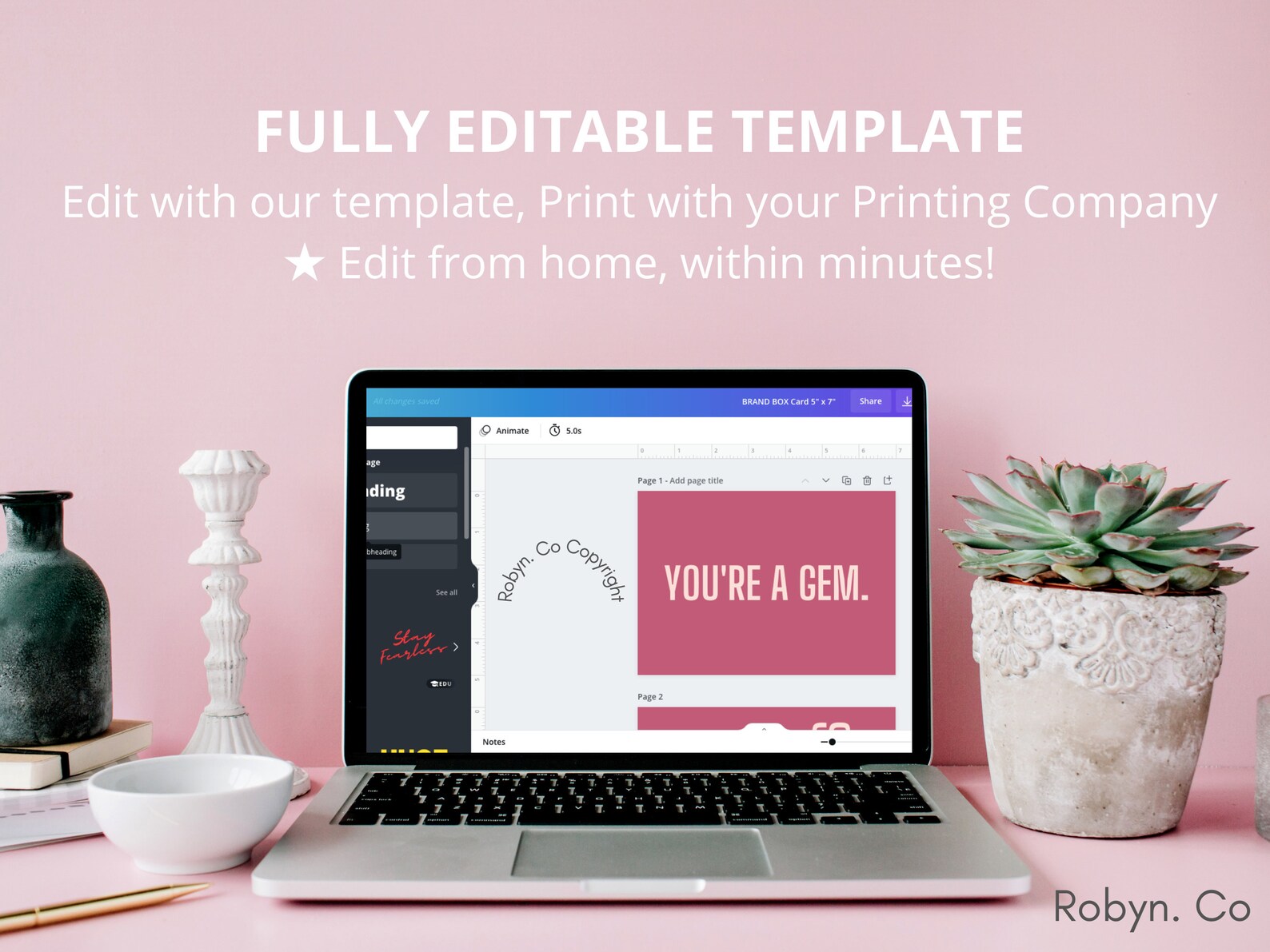 Large Branding Kit Set 10 Templates Business Kit Branding | Etsy