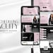 Beauty Salon VIP Membership Flyer Template, Flyer Catalog , Menu Sell ...