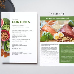 DIY Nutrition 2023 Guide Templates Design Book Healthy - Etsy