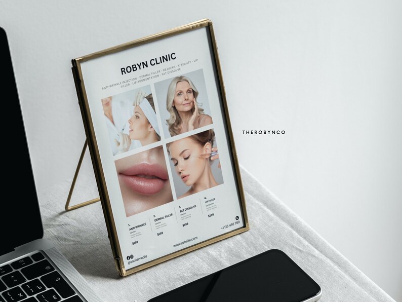 DIY Botox Dermal Filler Beauty Flyer Templates Design, Brand Awareness ...