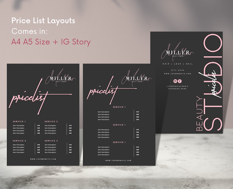 MIL 30 Large Branding Kit Set Bundle Templates Editable | Etsy