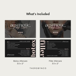 Large 23+ AESTHETIC Botox Filler Branding Kit Bundle Templates Design ...