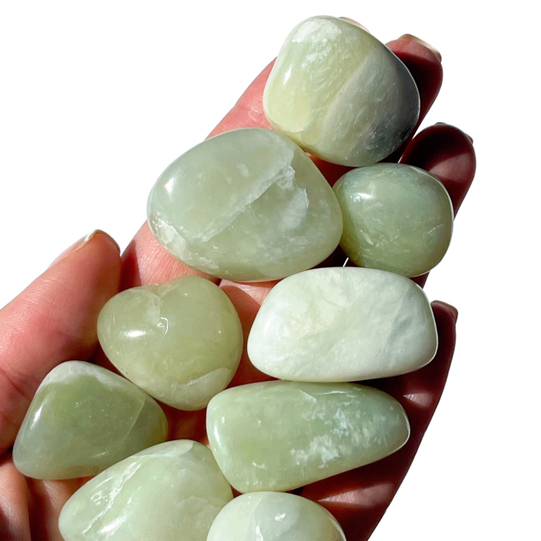 New Jade - HARMONY - Tumbled New Jade - Serpentine - Abundance ...