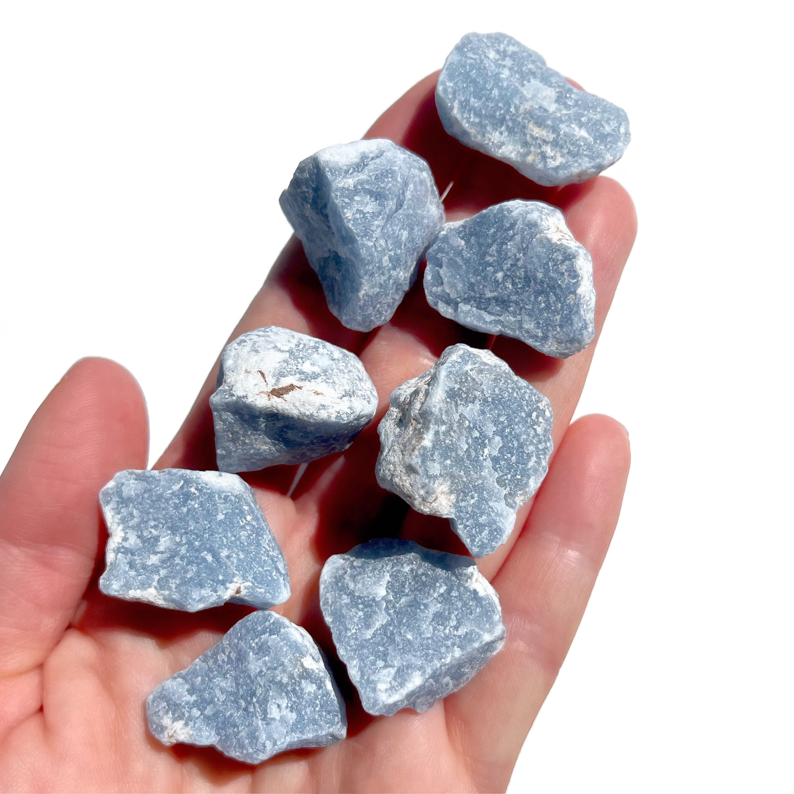 Angelite INTUITION Raw Angelite Angelite Crystal - Etsy