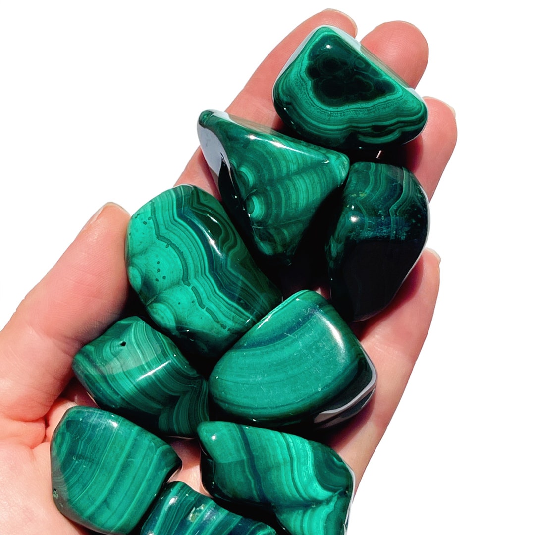 Malachite - TRANSFORMATION - Tumbled Malachite - Chakra Crystals ...