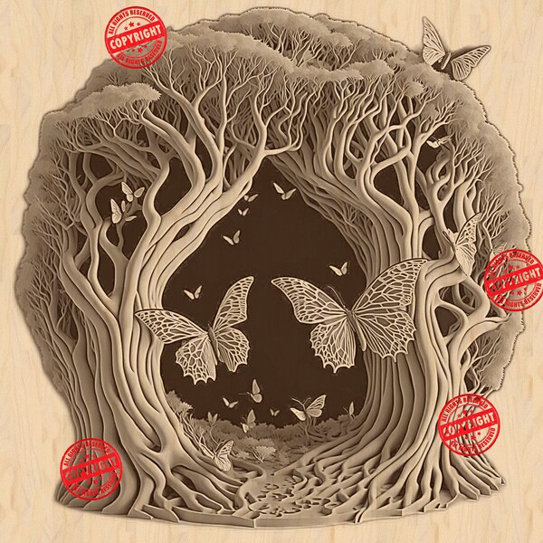 Butterfly Xtool File - Etsy