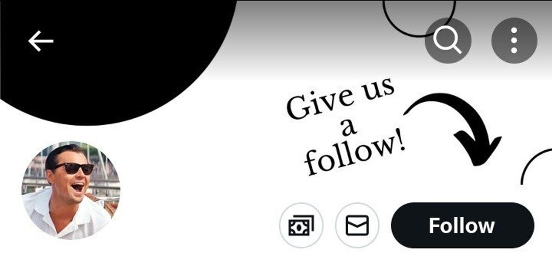 Twitter/x Banner/header Canva Template- With Arrow Reminding Users to ...