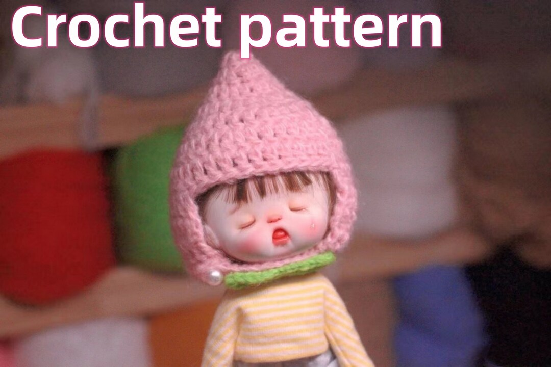 Crochet Pattern OB11 Crochet Hat Pattern Photo Tutorial - Etsy