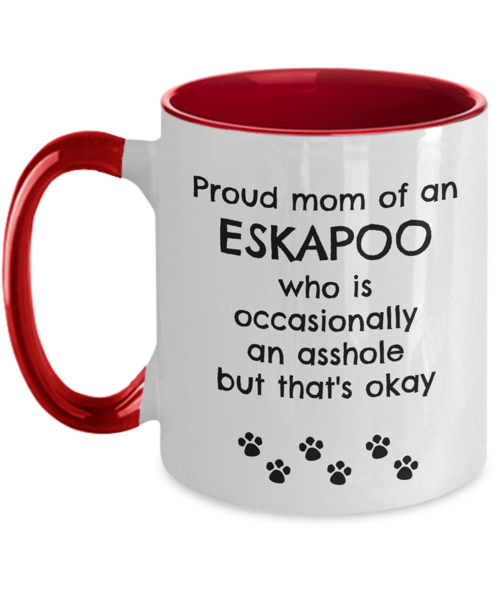 Eskapoo, Eskapoo Mug, Funny Eskapoo Gift, Eskapoo Gift, Eskapoo Gifts for Eskapoo Mom, Eskapoo ...
