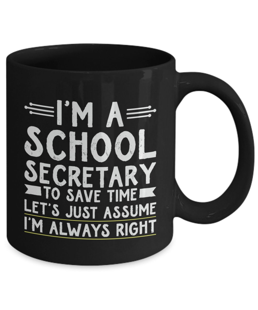 School Secretary Gift, School Secretary, School Secretary Mug, Gift for ...