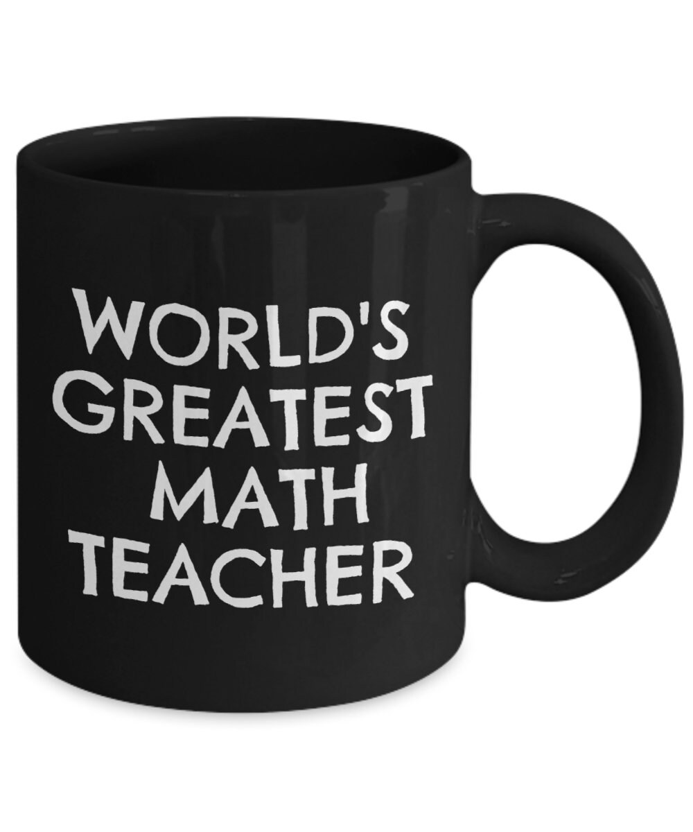 Math Teacher Mug, Best Math Teacher, Math Teacher Coffee Cup, Gift Idea ...