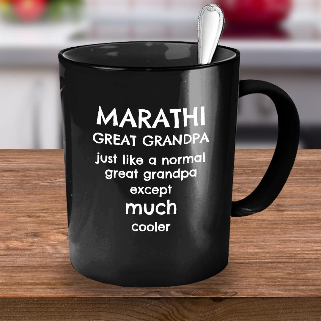 Marathi Grandfather, Indian Grandpa Grandfather Gift, Marathi Gift ...