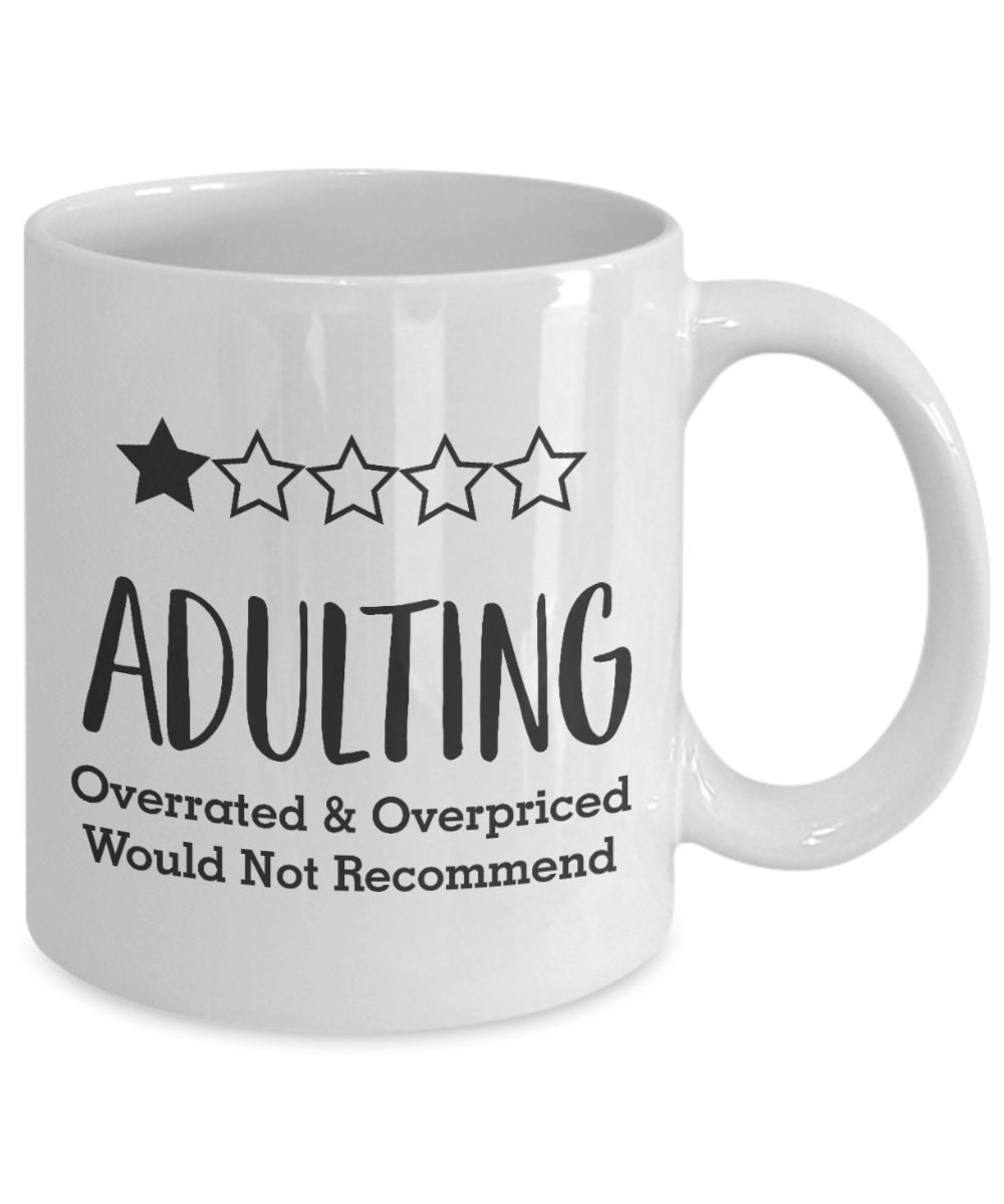 Adulting One Star, Adulting 1 Star, Adulting, Adulting Sarcastic Gift ...