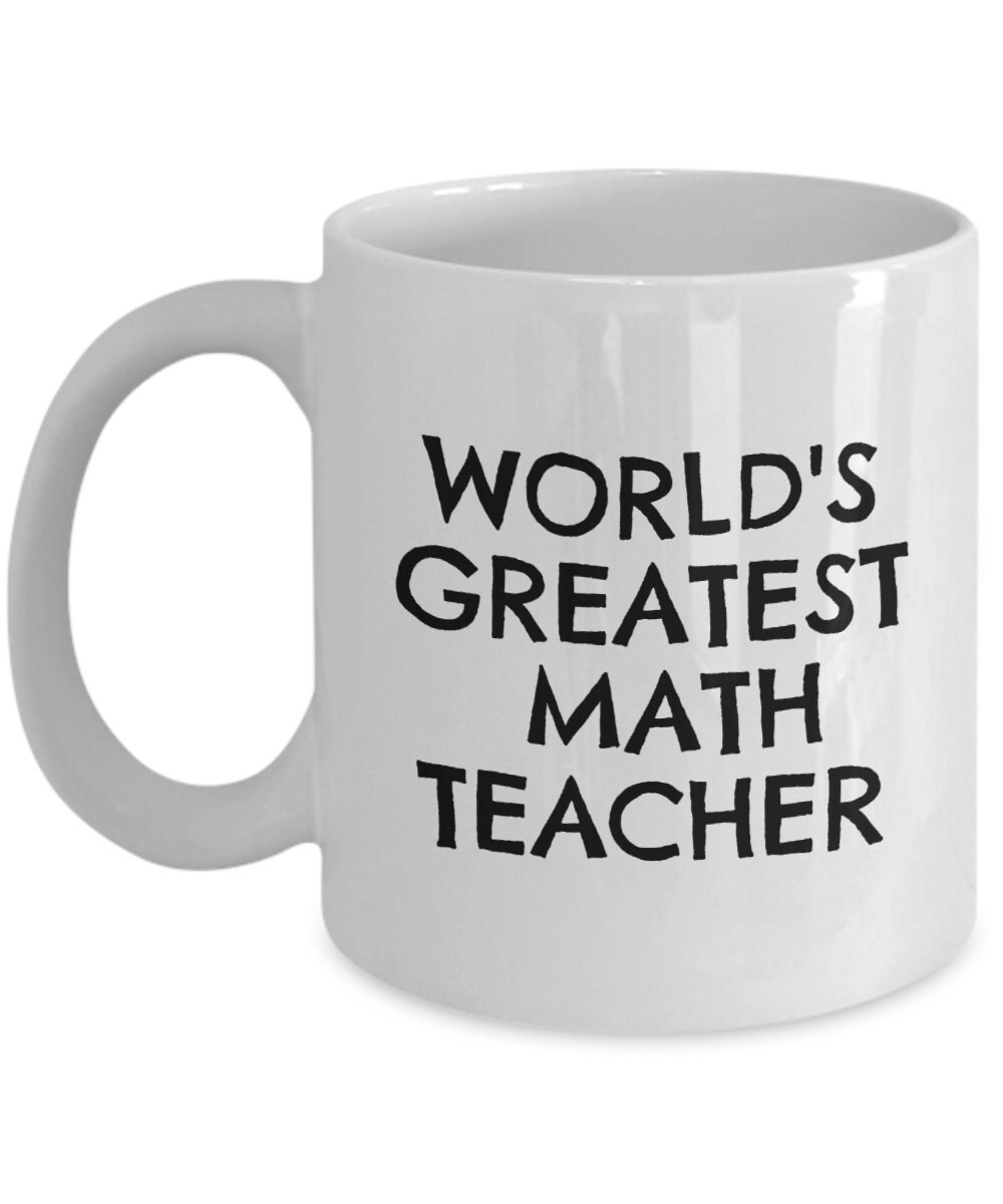 Math Teacher Mug, Best Math Teacher, Math Teacher Coffee Cup, Gift Idea ...