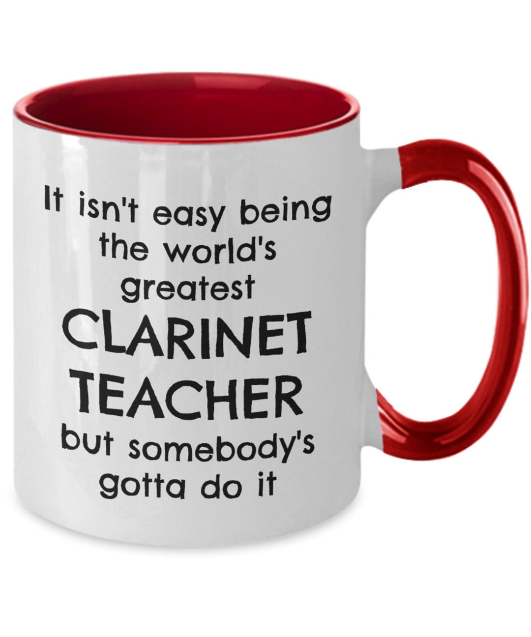 Clarinet Teacher Gift, Clarinet Teacher Mug, Clarinet Teacher Coffee ...
