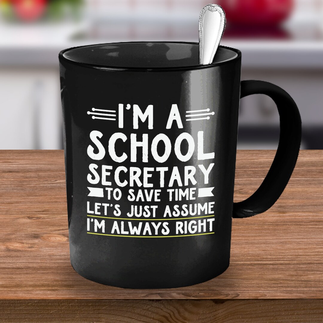 School Secretary Gift, School Secretary, School Secretary Mug, Gift for ...