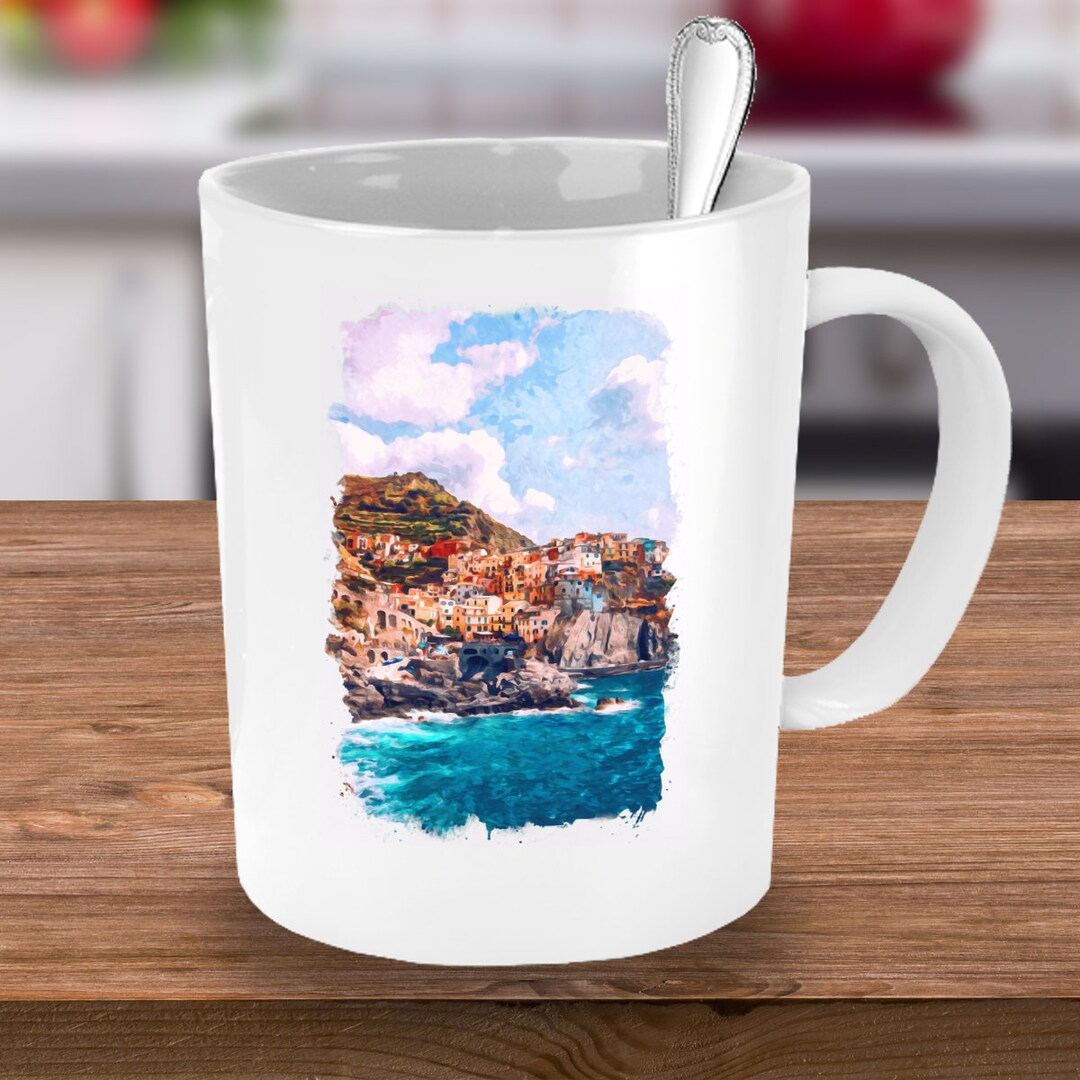Cinque Terre, Cinque Terre Coffee Mug, Italian Mug Gift, Italy Coffee ...