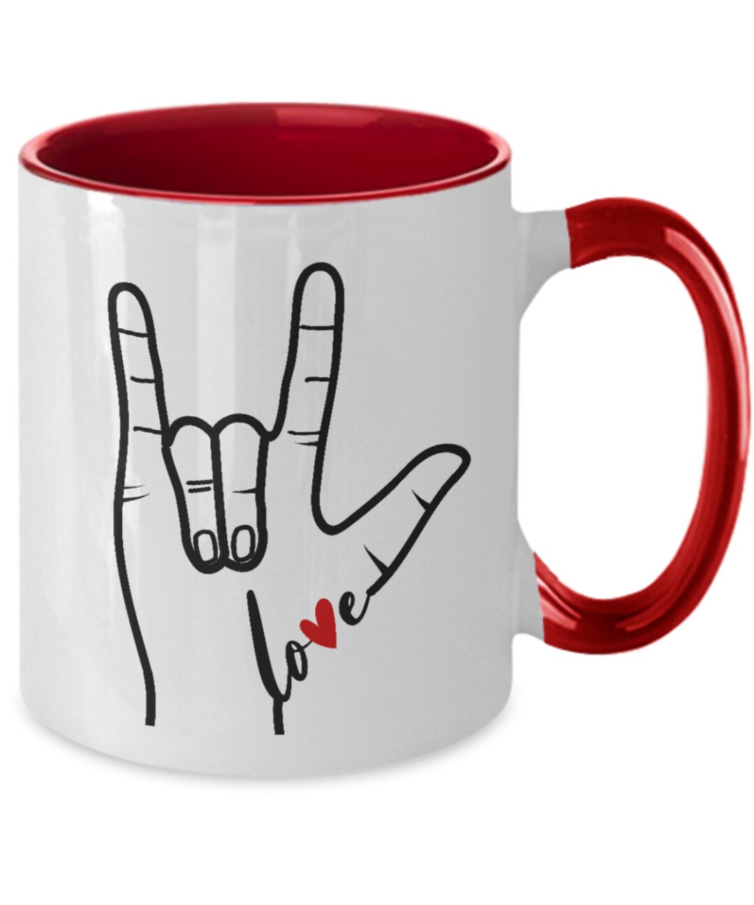 ASL, ASL I Love You, Sign Language Mug, ASL Gifts, Sign Language Gift ...