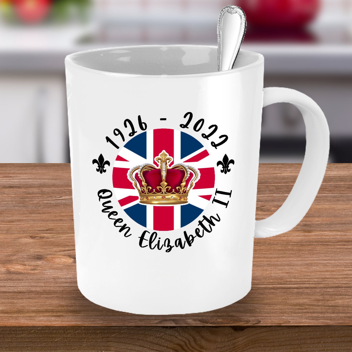 Queen Elizabeth Cup Queen Elizabeth II Mug Rest in Peace - Etsy