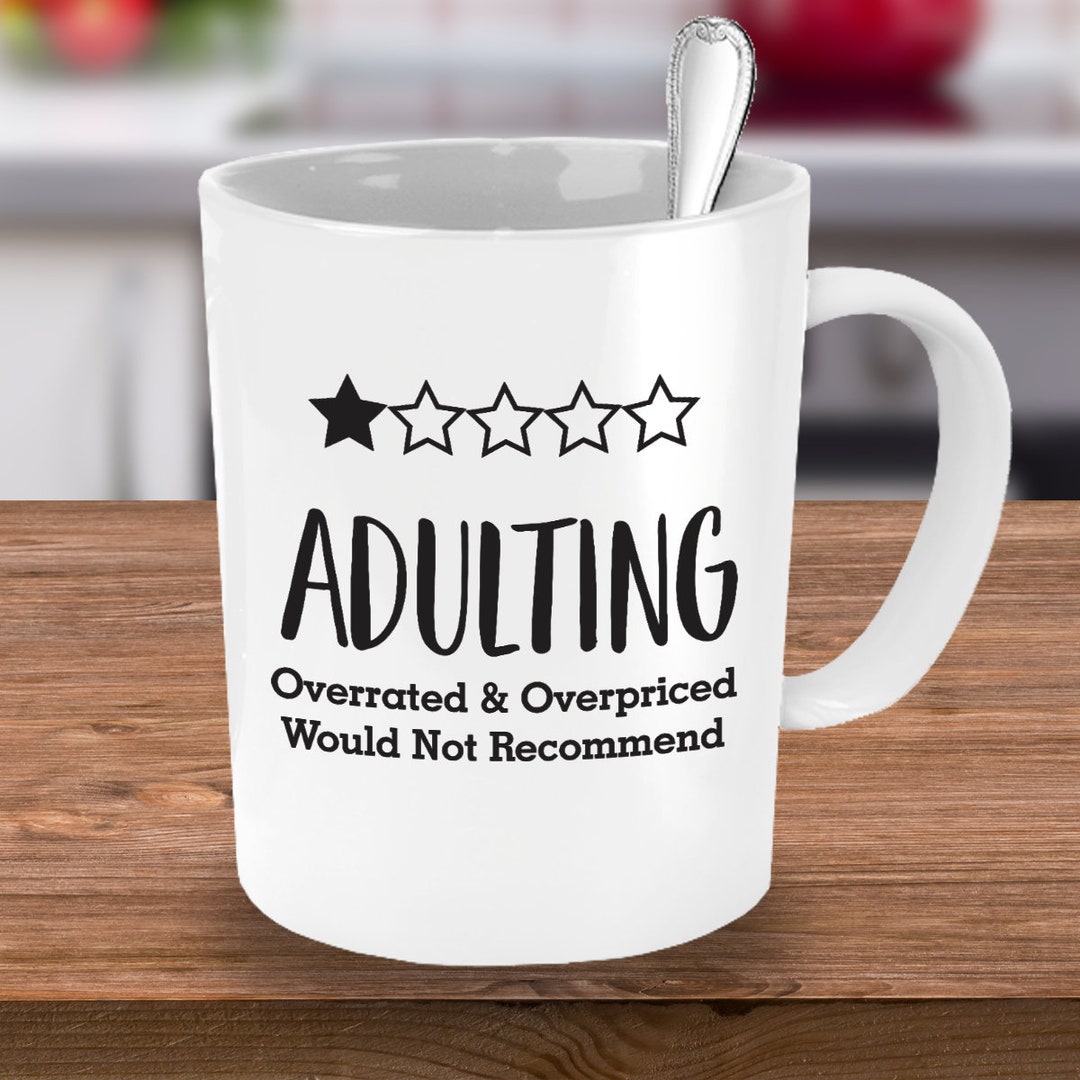Adulting One Star, Adulting 1 Star, Adulting, Adulting Sarcastic Gift ...