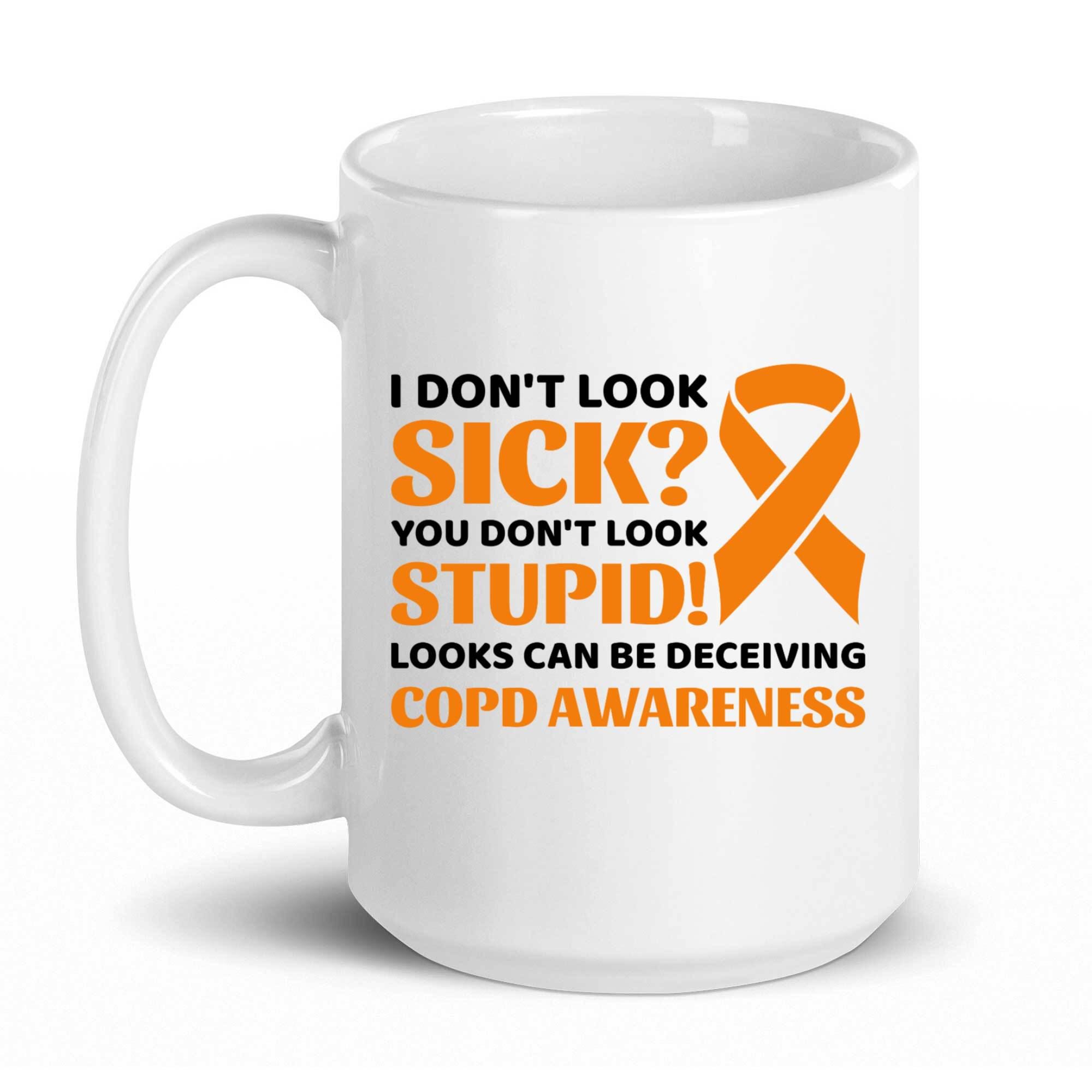 COPD Awareness, COPD Gift, COPD Ribbon, Support Squad, Invisible Hidden ...