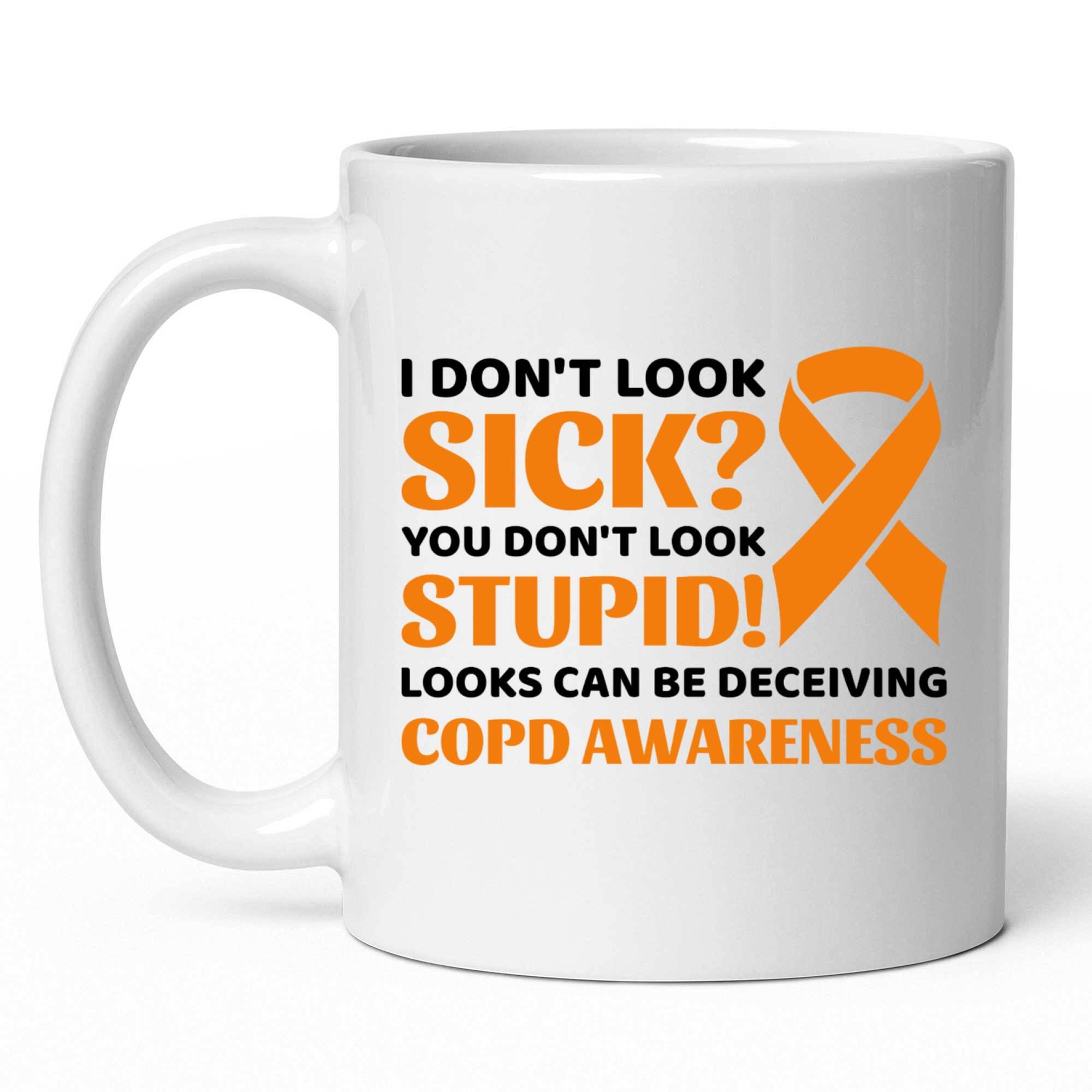 COPD Awareness, COPD Gift, COPD Ribbon, Support Squad, Invisible Hidden ...