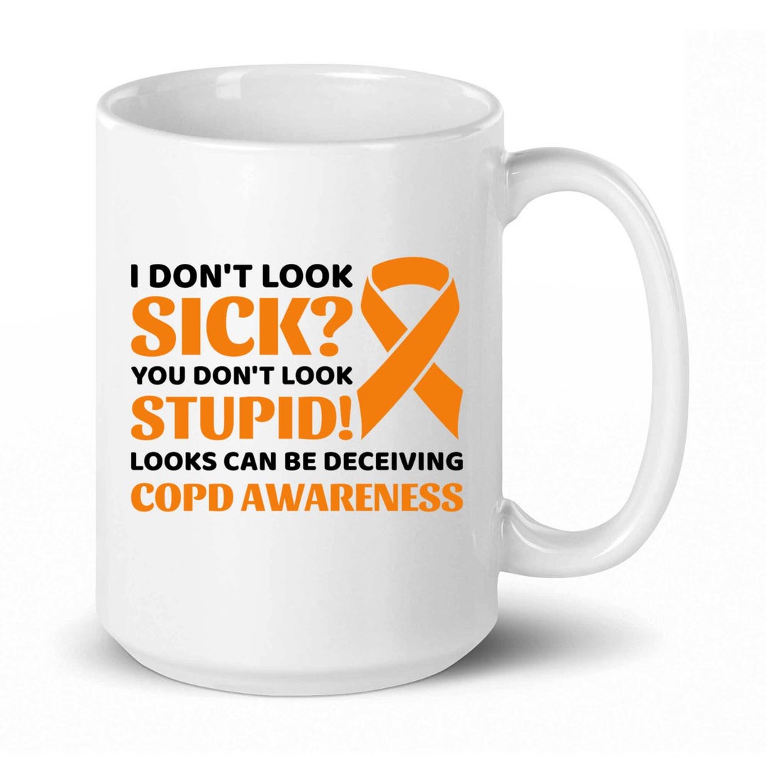 COPD Awareness, COPD Gift, COPD Ribbon, Support Squad, Invisible Hidden ...