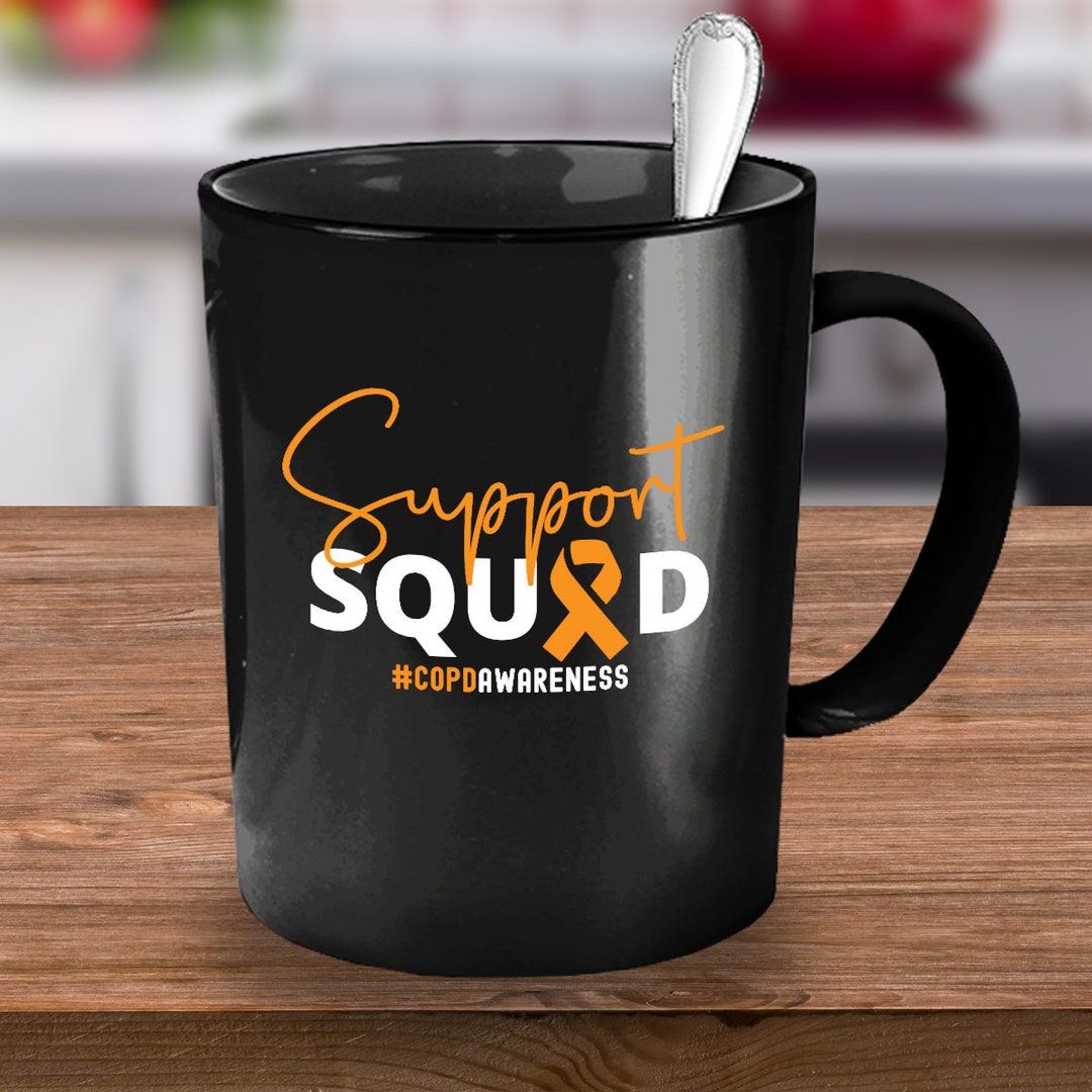 COPD Awareness, COPD Gift, COPD Ribbon, Support Squad, Invisible Hidden ...