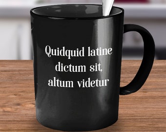 Latin Esse & Habere Conjugation Mug - Etsy Canada