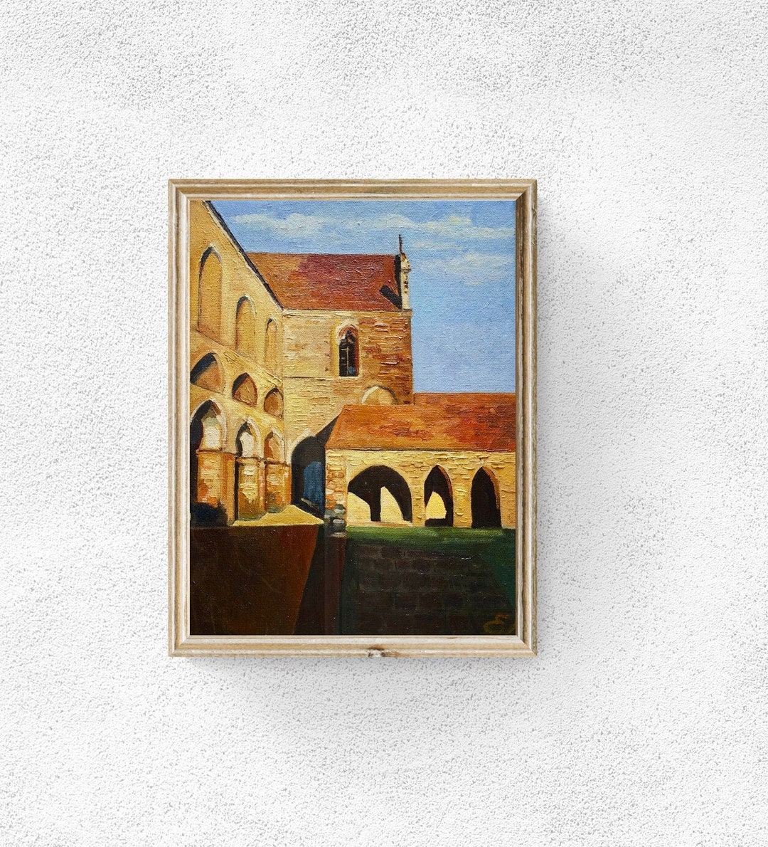 Architectural Landscape/original /german Monastery kloster Chorin/ - Etsy