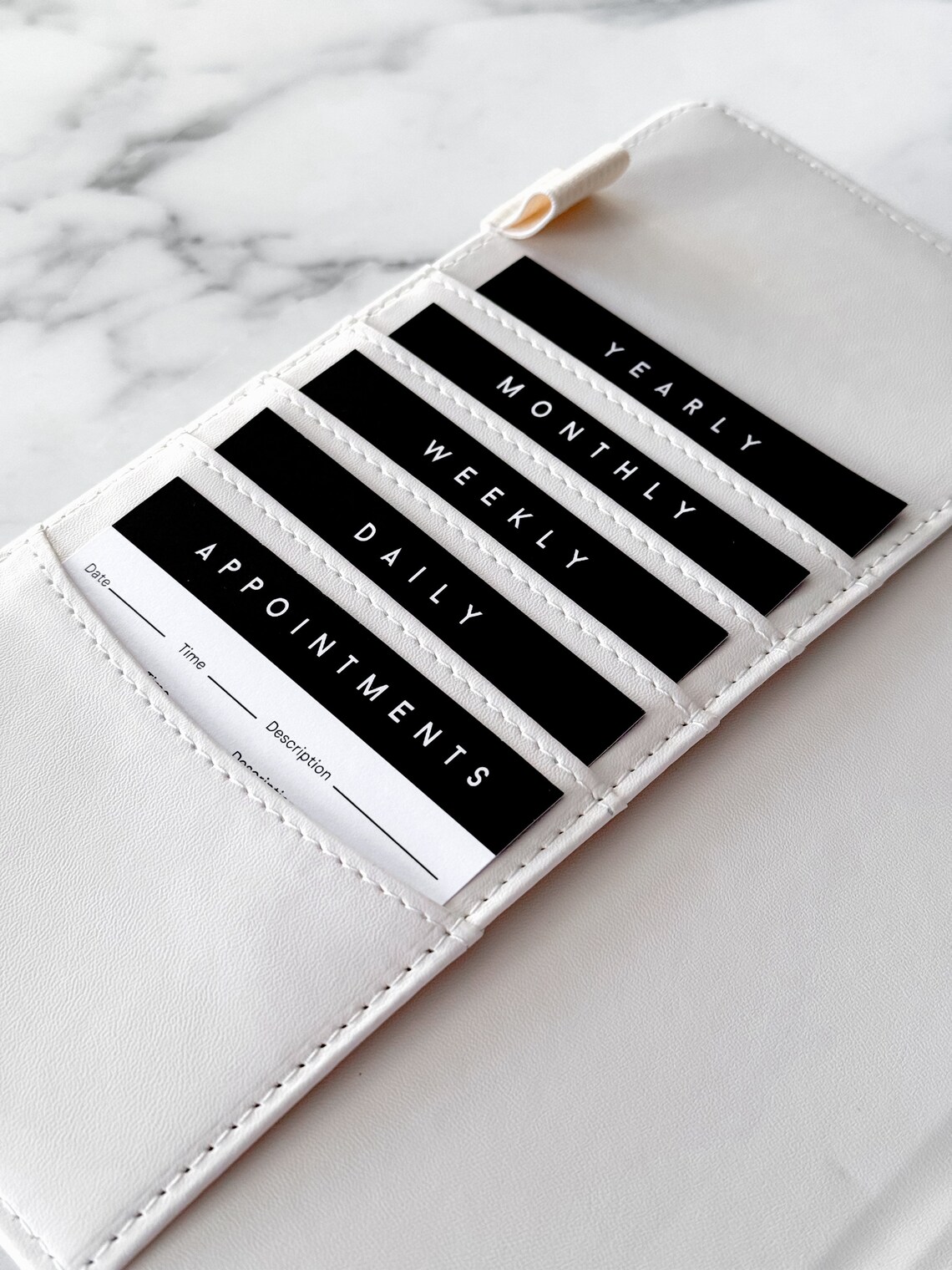 Planning Cards Appointment Card Double Sided Planning Essential Minimal ...