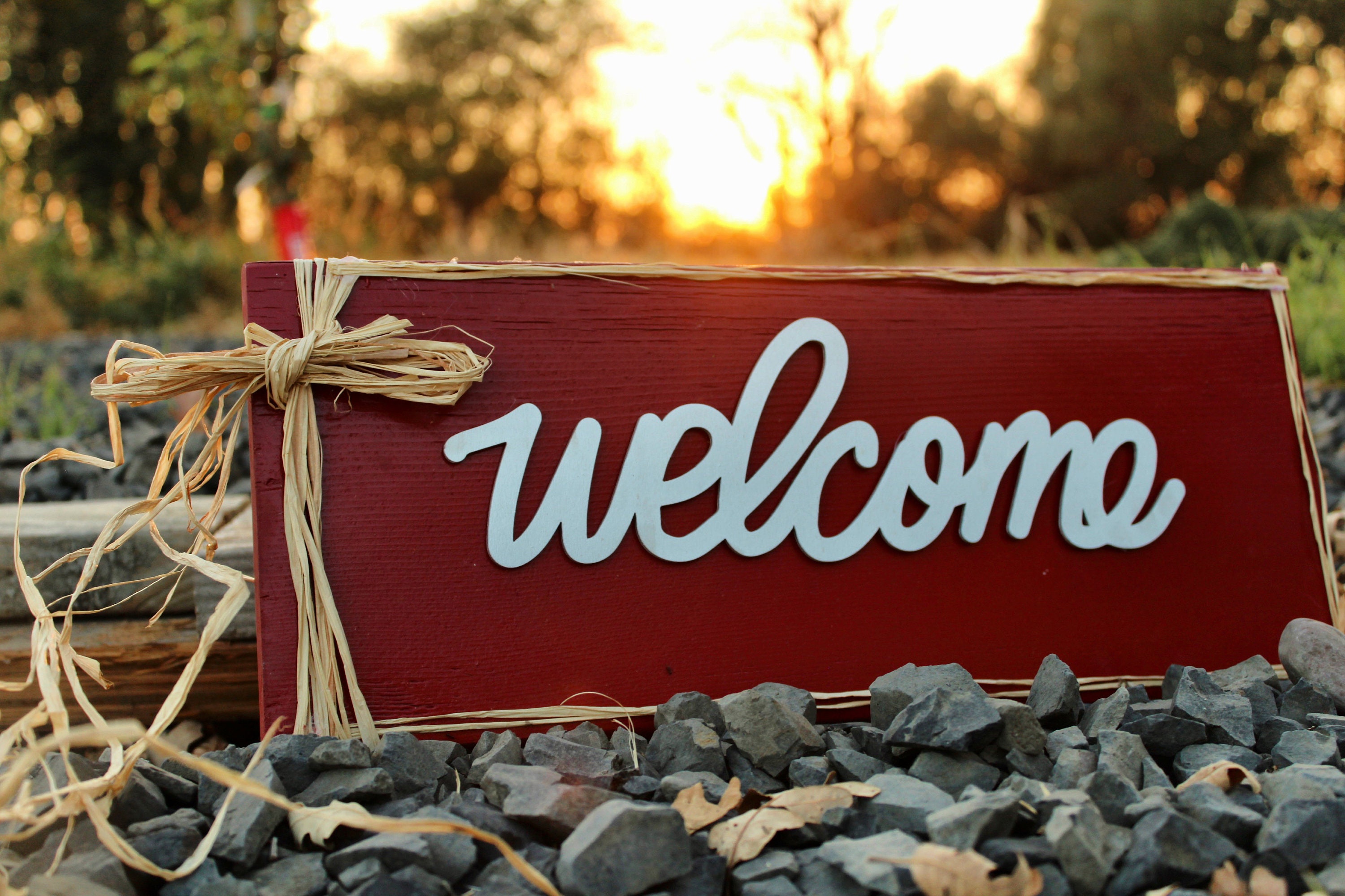 Rustic Welcome Sign Rustic Barn Wood Welcome Sign - Etsy Ireland