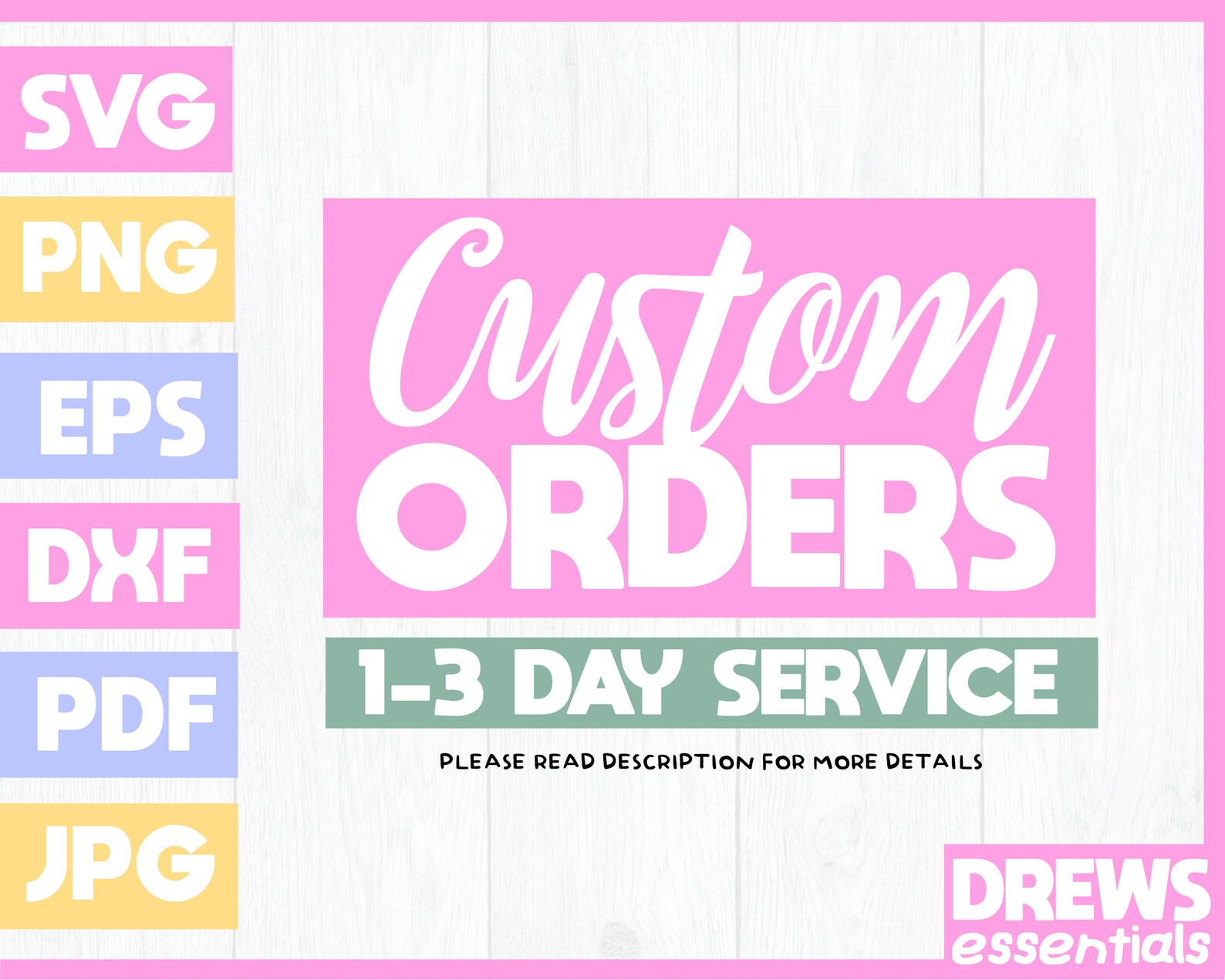 Custom SVG Custom Svg Png Eps Dxf Pdf Jpg SVG Cricut Files - Etsy