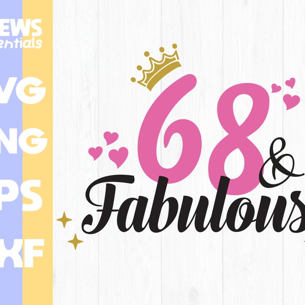 68th Birthday - Etsy