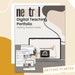 Neutral | DELUXE Digital Teaching Portfolio - Teacher Portfolio Google ...