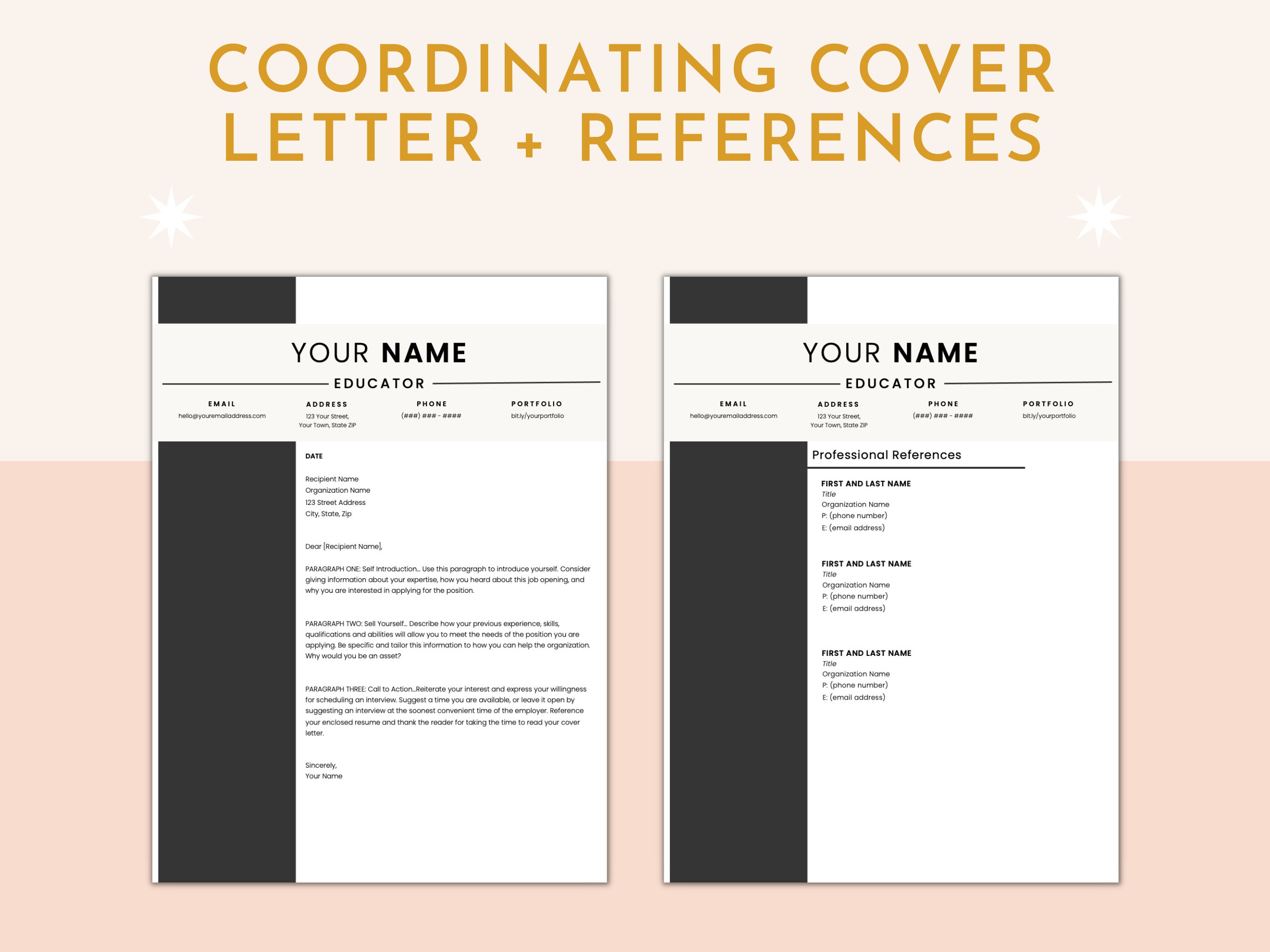 Boho Teaching Resume Template Powerpoint Google Slides - Etsy