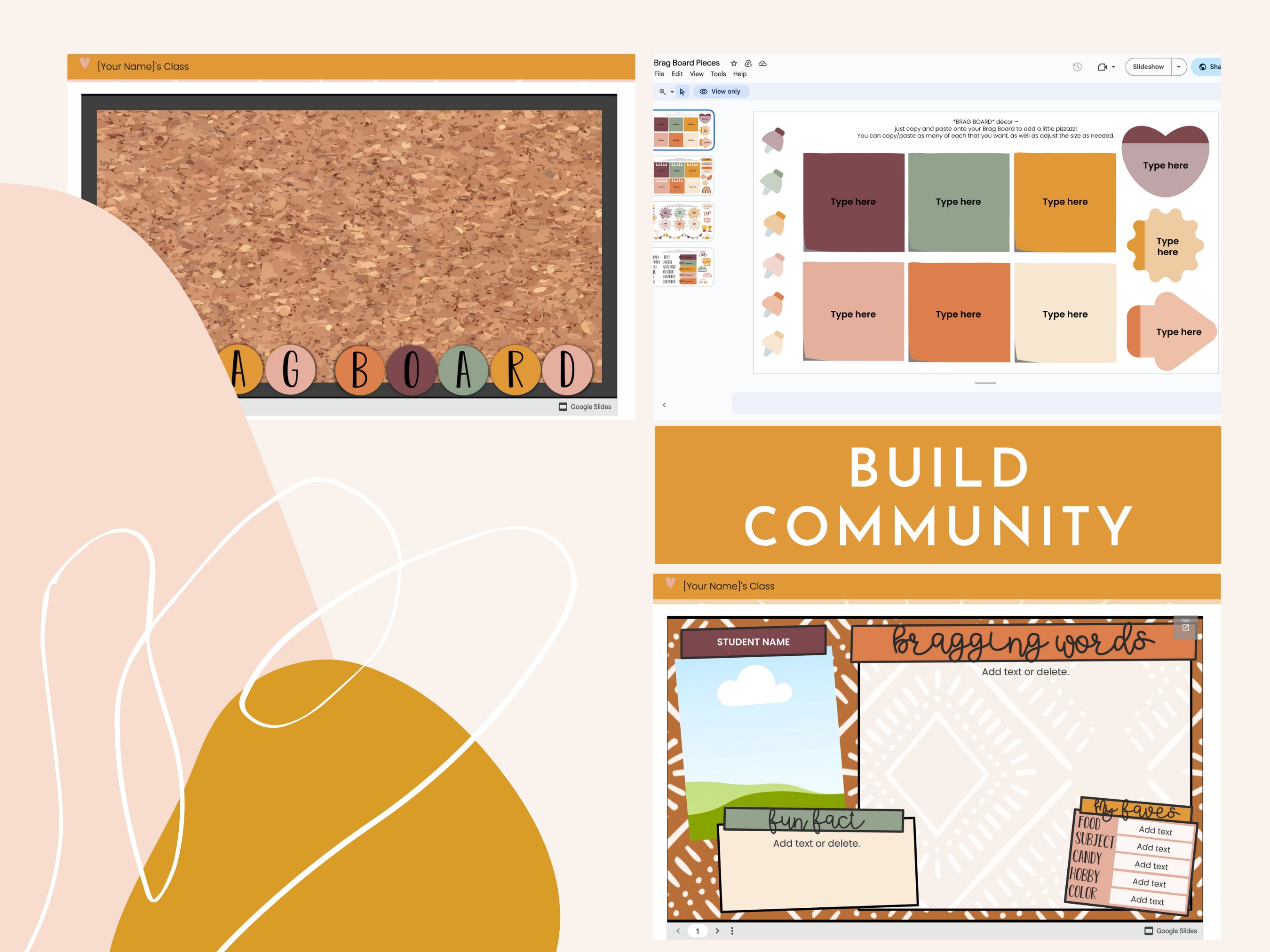 Boho Class Hub Website | Classroom Google Site, Digital Classroom ...