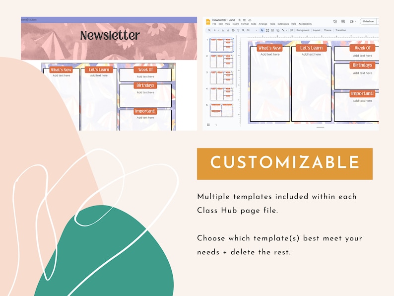 12 MONTH Site Bundle - Class Hub Website | Classroom Google Site ...