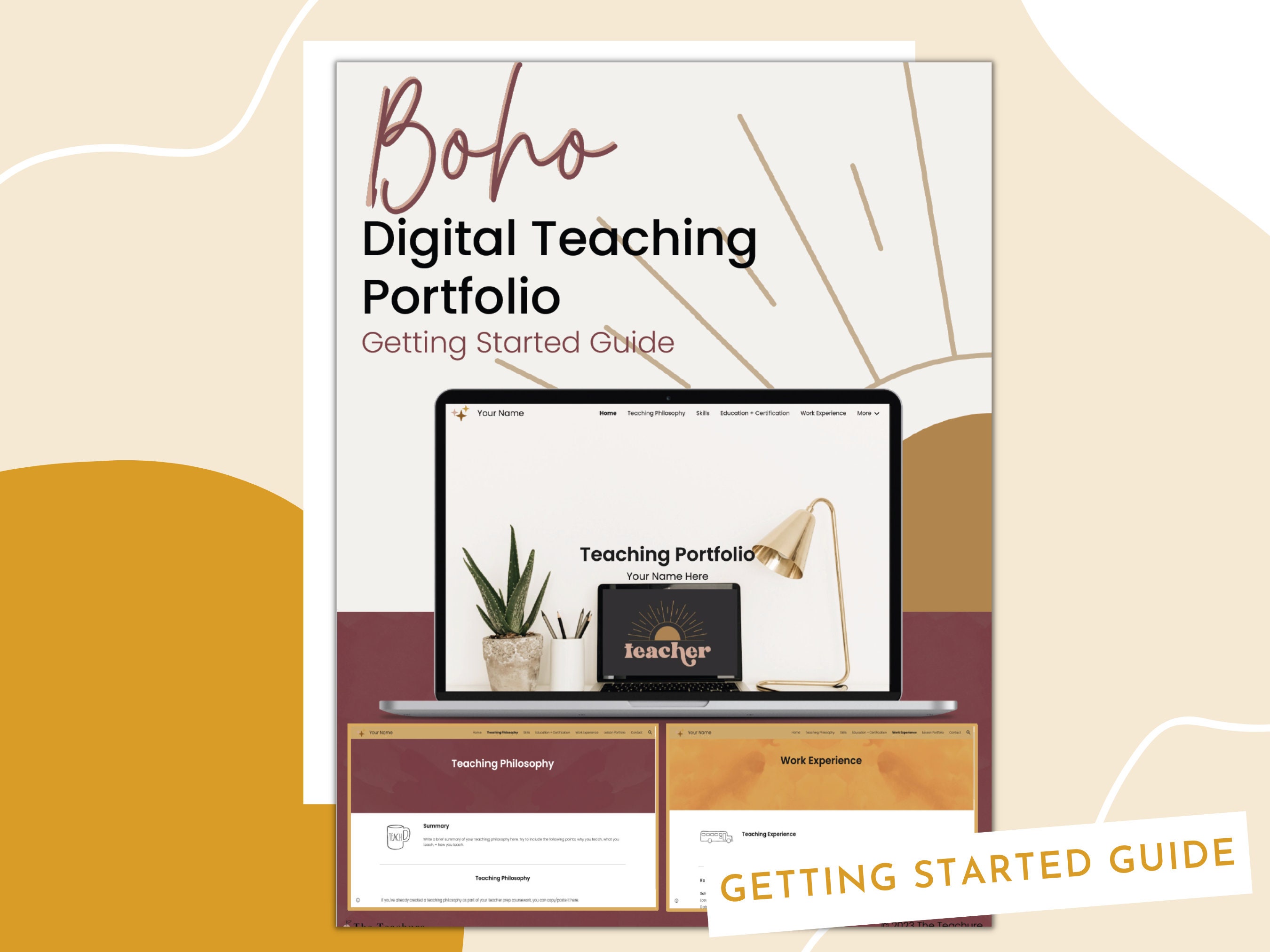 Boho | BASIC Digital Teaching Portfolio - Teacher Portfolio Google Site ...