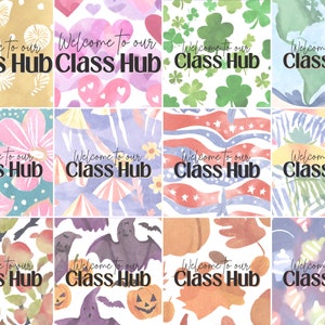 12 MONTH Site Bundle - Class Hub Website | Classroom Google Site ...