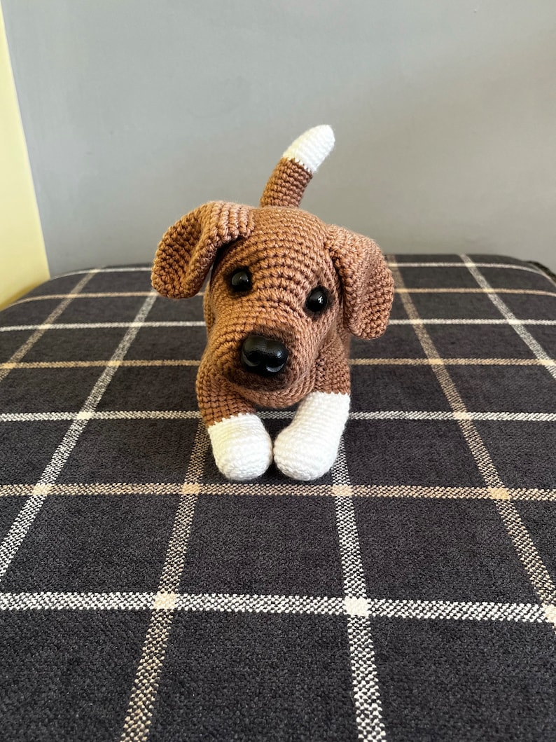 Staffordshire Bull Terrier Crochet Pattern: Amigurumi Dog (PDF Tutorial ...