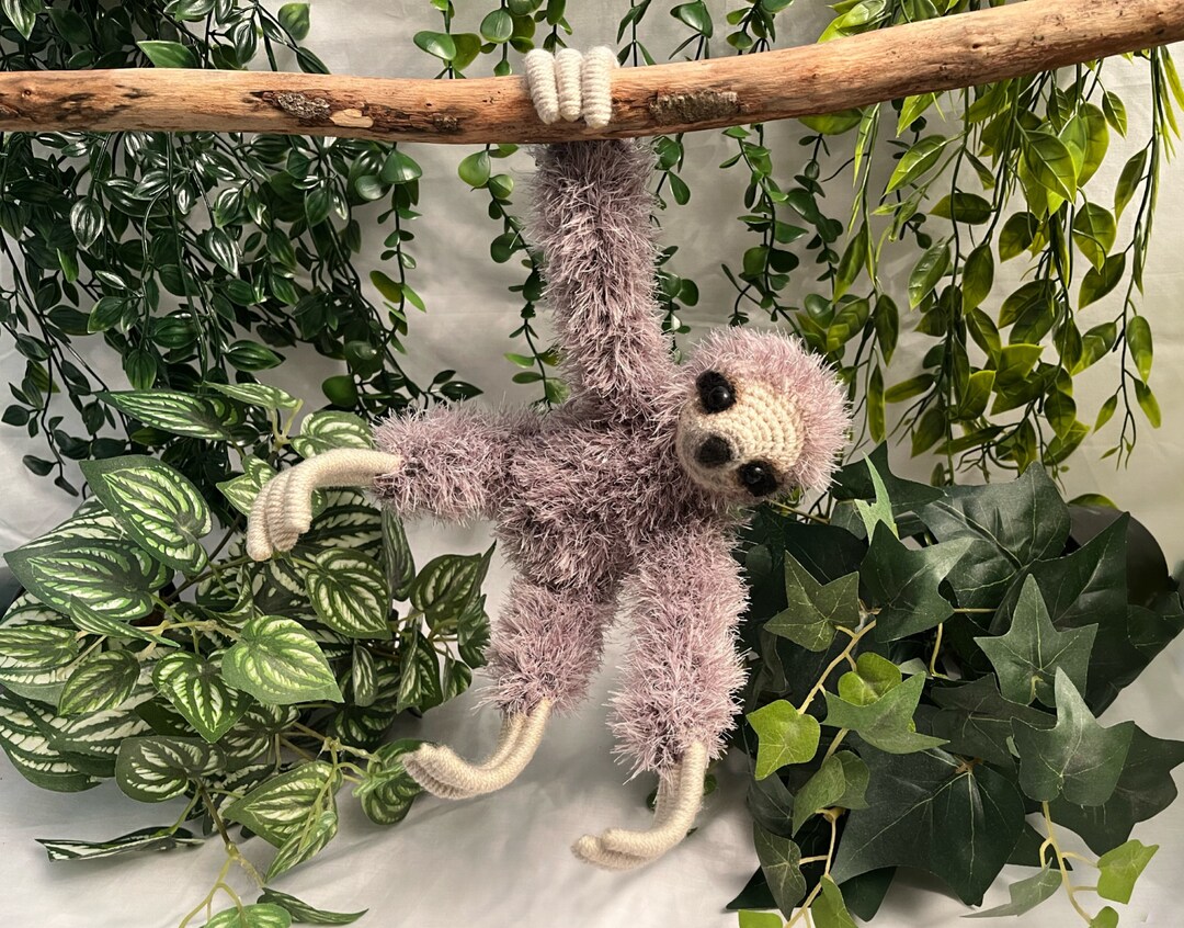 Sloth Crochet Pattern. PDF Tutorial. Crochet Sloth. Animal. Amigurumi ...