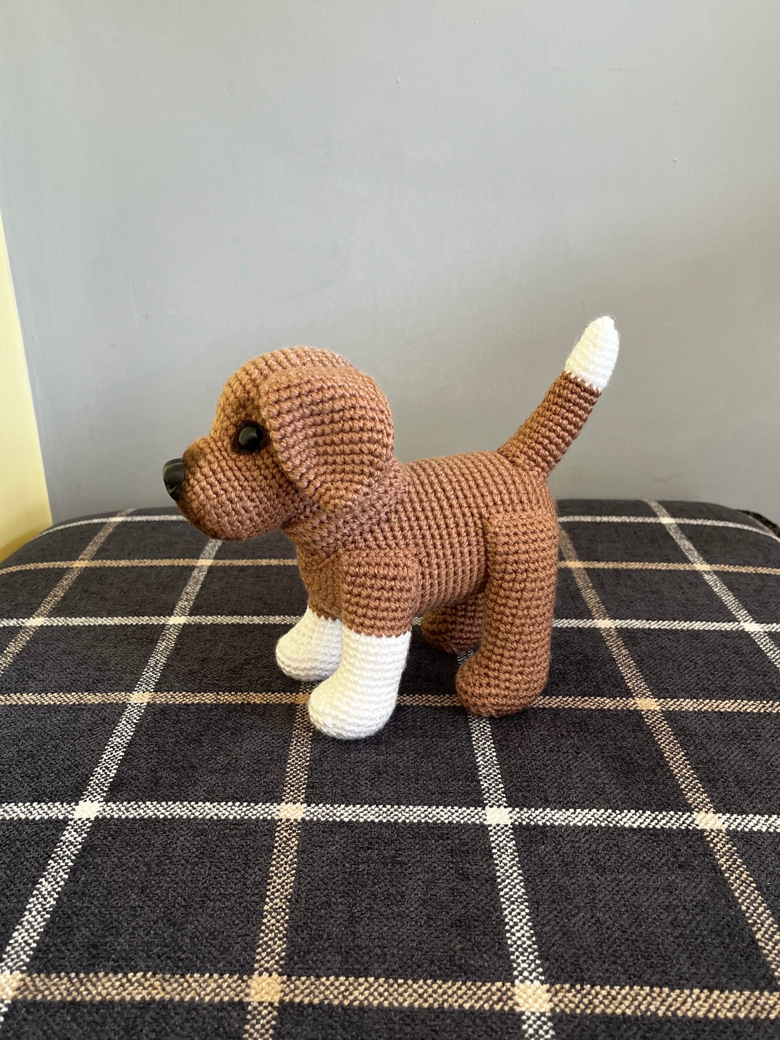 Staffordshire Bull Terrier Crochet Pattern: Amigurumi Dog (PDF Tutorial ...