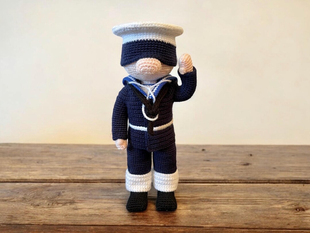 Royal Navy Sailor Crochet Pattern: Amigurumi Matelot (PDF Tutorial) - Etsy