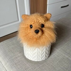 Pomeranian Crochet Pattern. PDF Tutorial. Realistic Dog. Dog Crochet ...