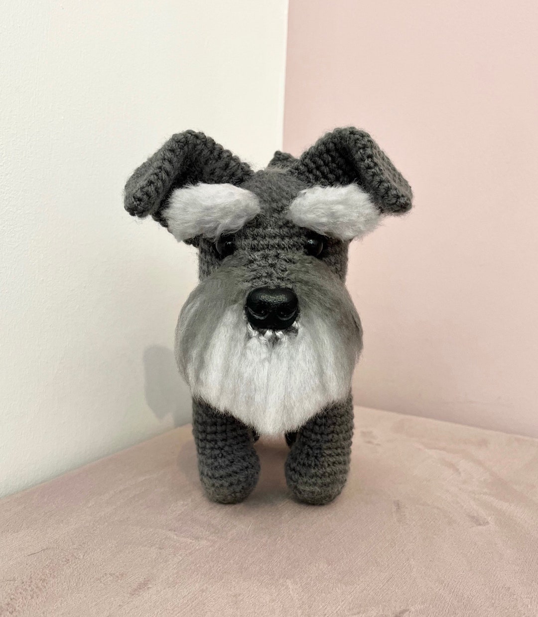 Schnauzer Crochet Pattern: Realistic Amigurumi Dog (PDF Tutorial) - Etsy