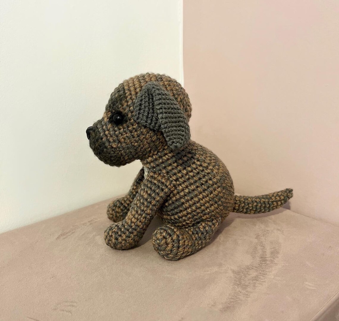 Staffordshire Bull Terrier Crochet Pattern. UK TERMINOLOGY. - Etsy