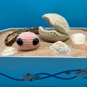 Clam Crochet Pattern. Oyster Crochet Pattern. Mussel Crochet Pattern ...