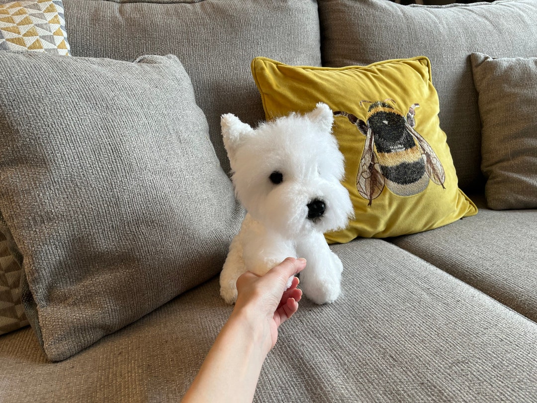 Westie Crochet Pattern: Realistic West Highland Terrier Amigurumi Puppy ...