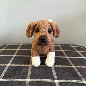 Staffordshire Bull Terrier Crochet Pattern: Amigurumi Dog (PDF Tutorial ...
